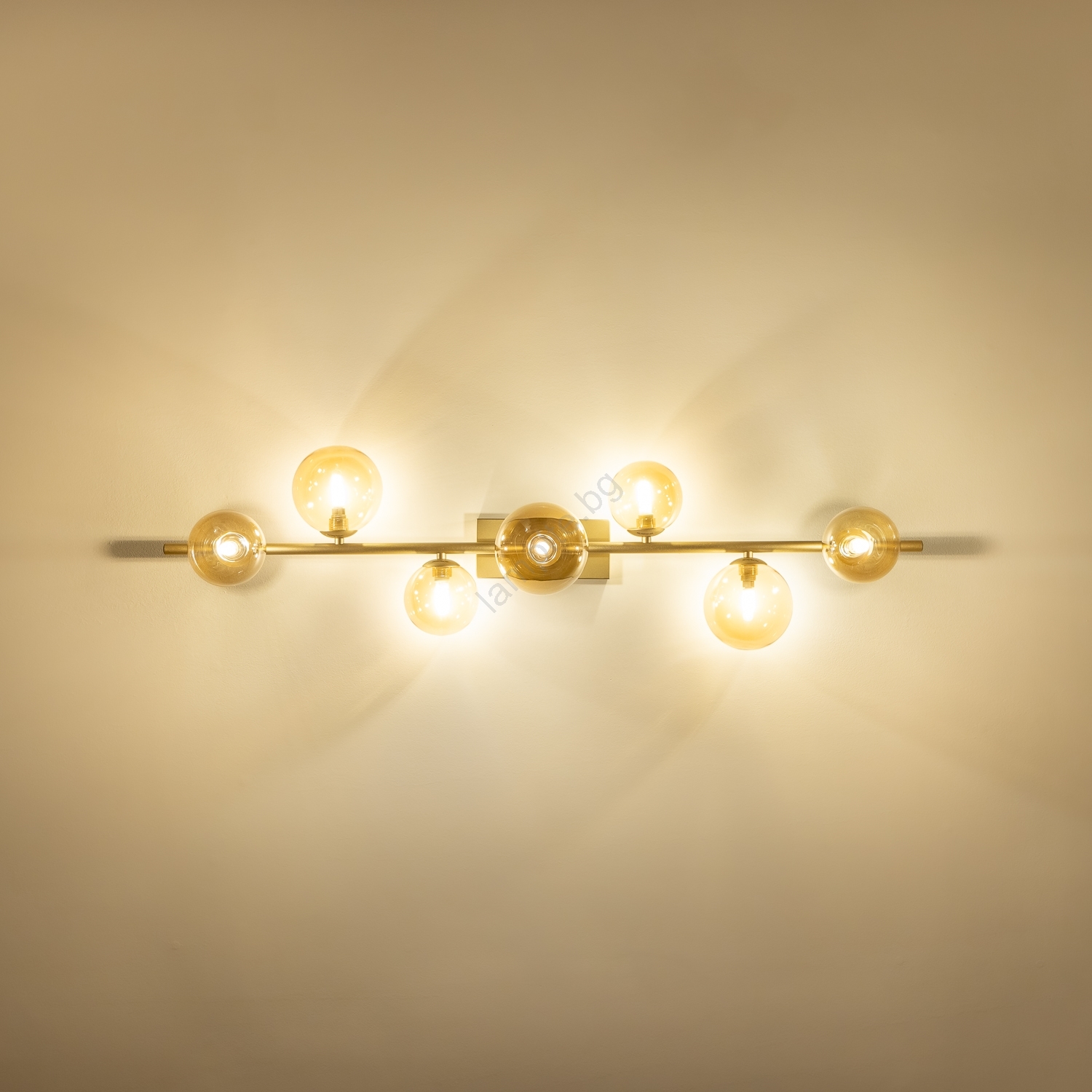 Brilagi - LED Полилей за повърхностен монтаж MILLA 7xG9/3W/230V златист ...