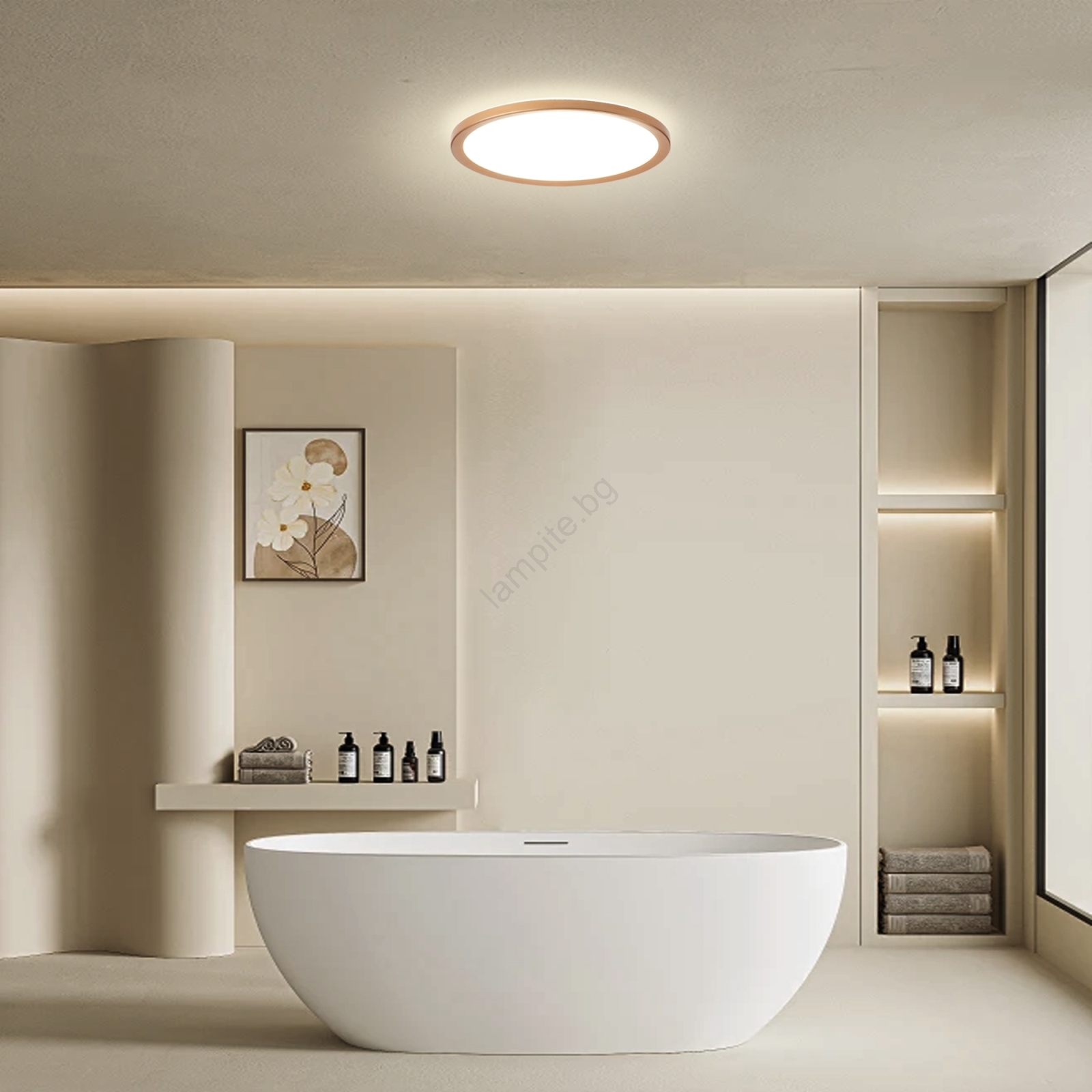 Brilagi - LED таванно осветително тяло за баня ULTRA SLIM LED/18W/230V ...