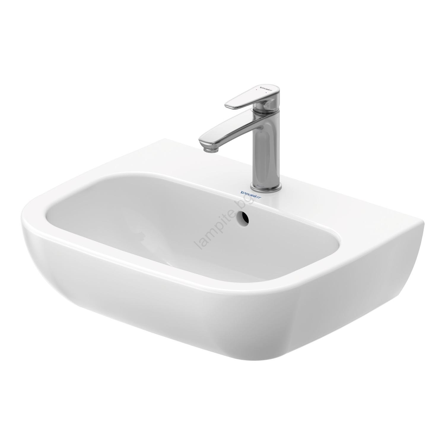 Duravit 23105500002 - Конзолна мивка D-CODE 55x43 cm керамика/бял гланц ...
