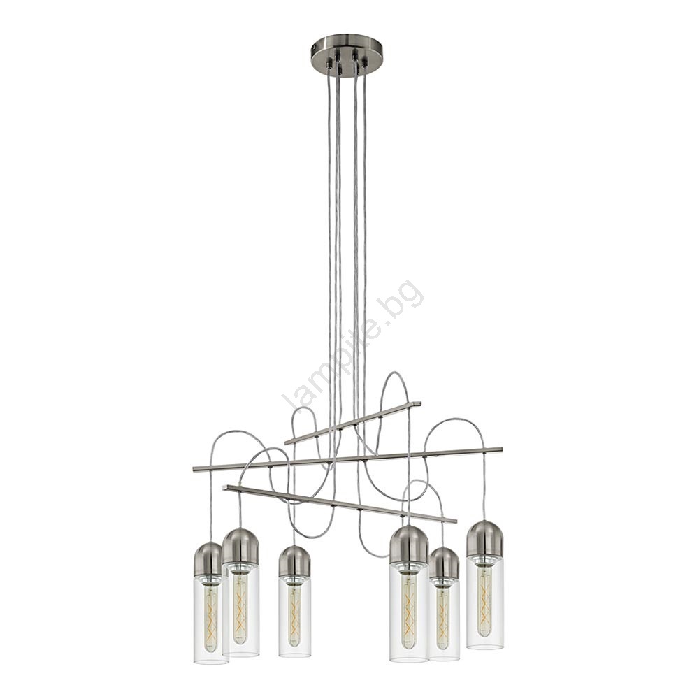 Eglo 96943 - LED Полилей на верижка ZACHARO 6xE27/4W/230V | Lampite
