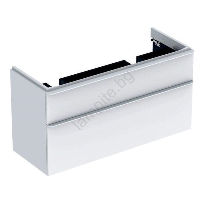Geberit 500.356.00.1-Шкаф за баня под двойна мивка Smyle Square 61 ...