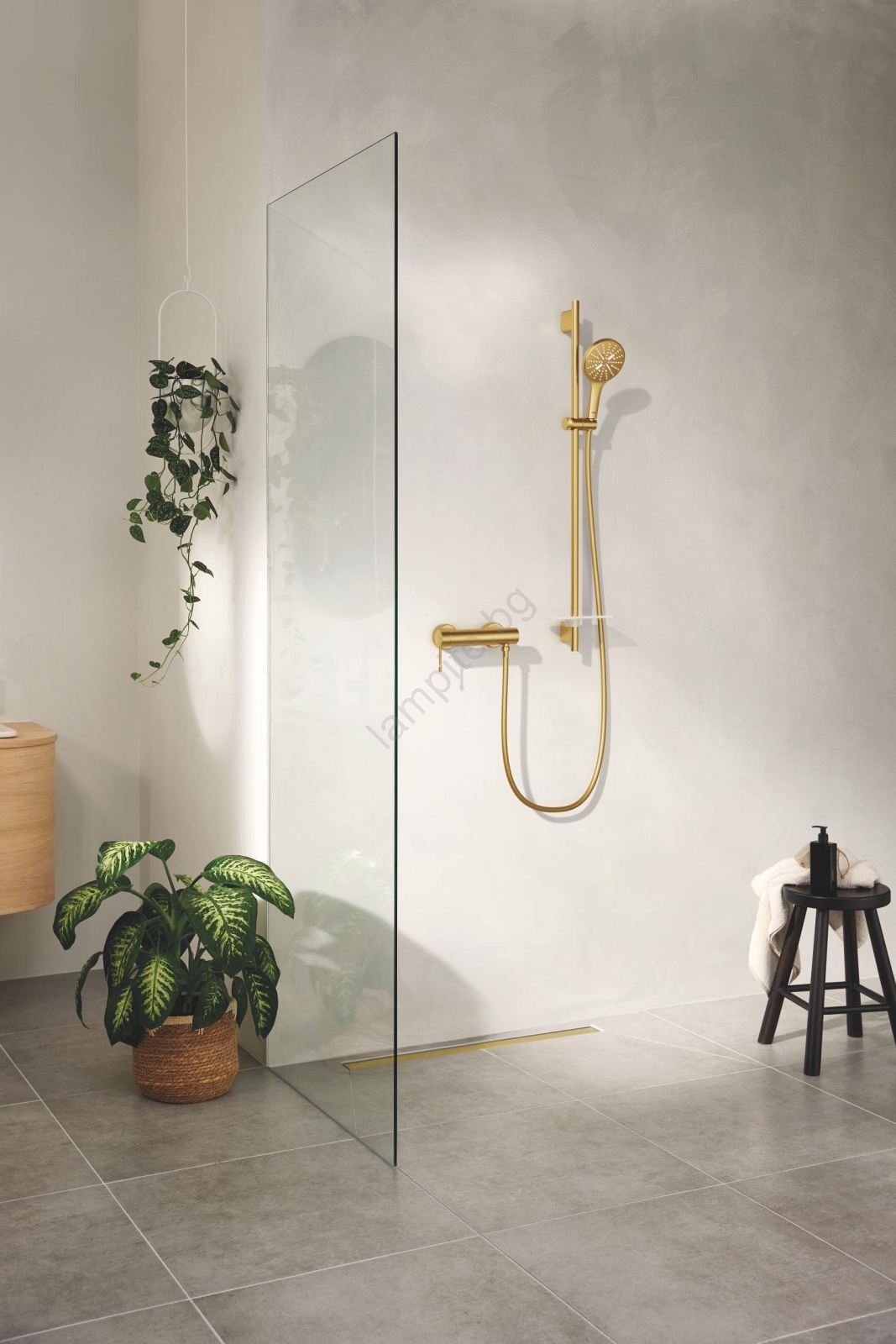 GROHE 26574GN0 - Ръчен душ RAINSHOWER SMARTACTIVE 130 златен | Lampite