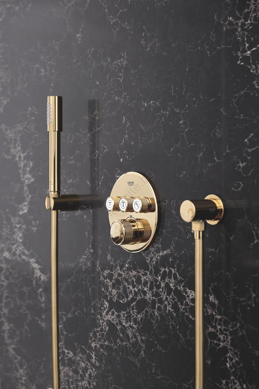 GROHE 28388GL0 - душов маркуч SILVERFLEX 1750 mm златист | Lampite