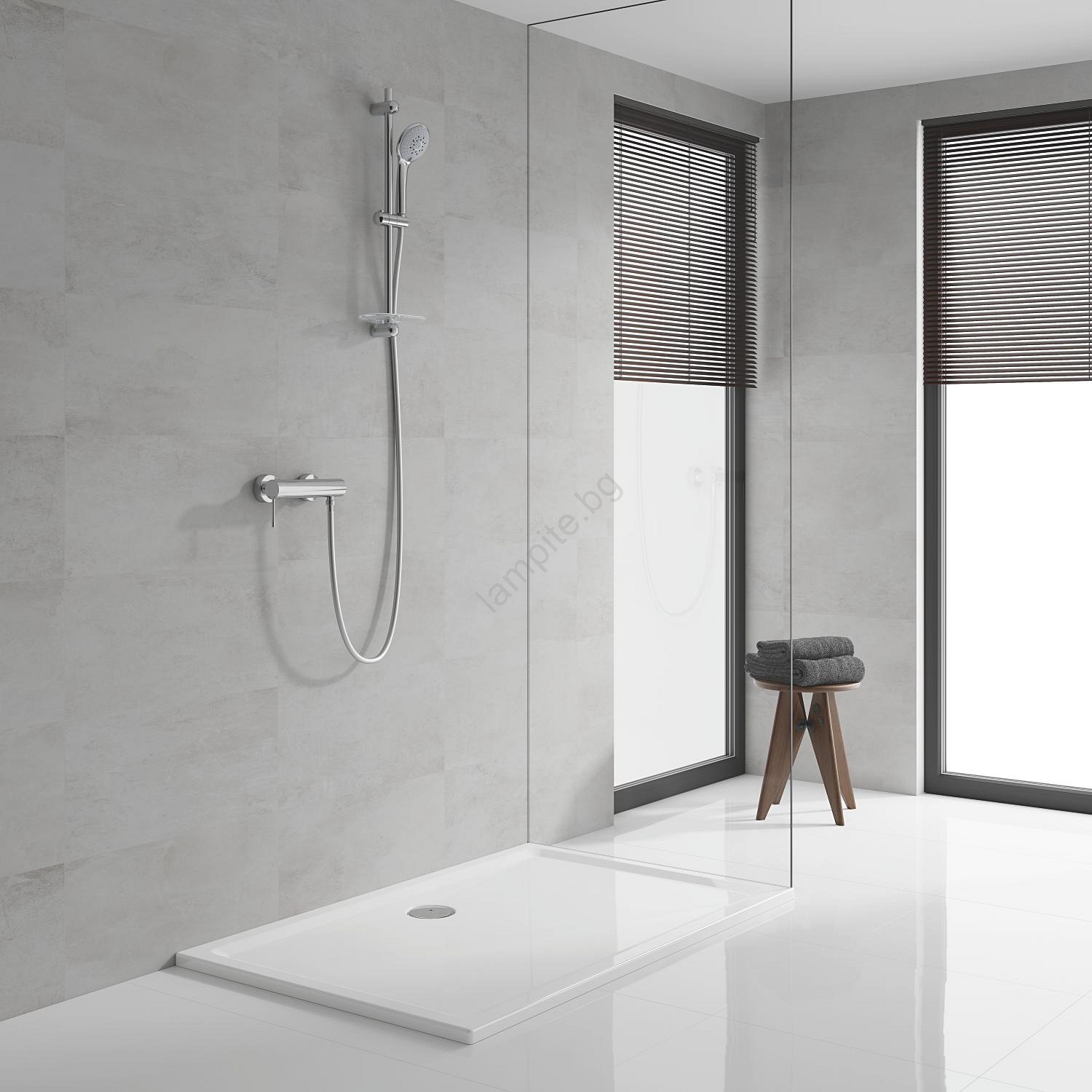 GROHE 33636001 - Смесител за душ ESSENCE, полирано хромово покритие ...