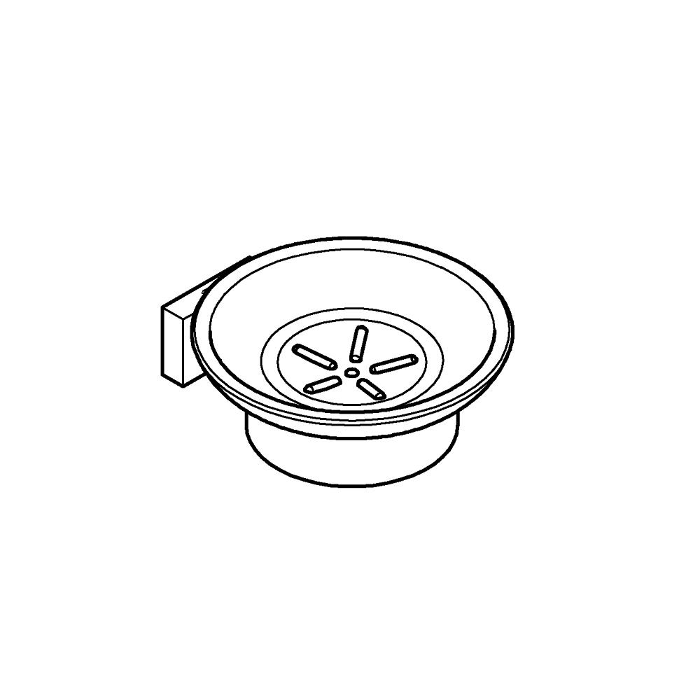 GROHE 40754001 - Сапунерка ESSENTIALS CUBE полирано хромово покритие ...