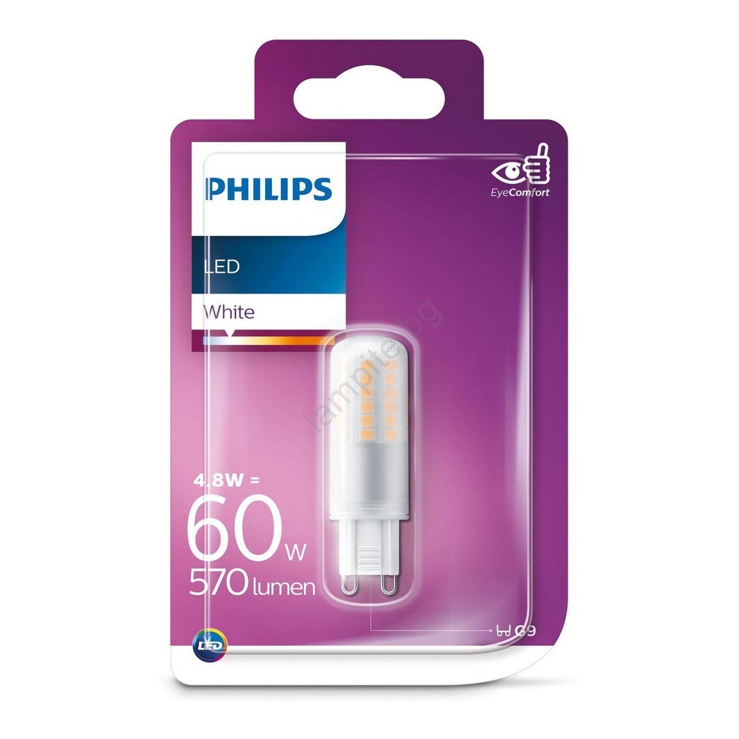 LED Крушка Philips G9/4,8W/230V 3000K | Lampite