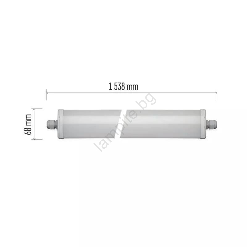 LED Индустриална лампа LED/55W/230V IP65 4000K | Lampite