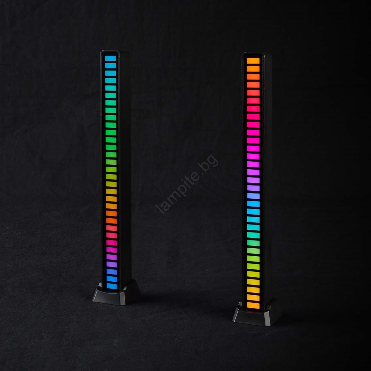 Nedis GALDP110BK - К-кт 2бр. LED RGB акумулаторни настолни лампи LED ...