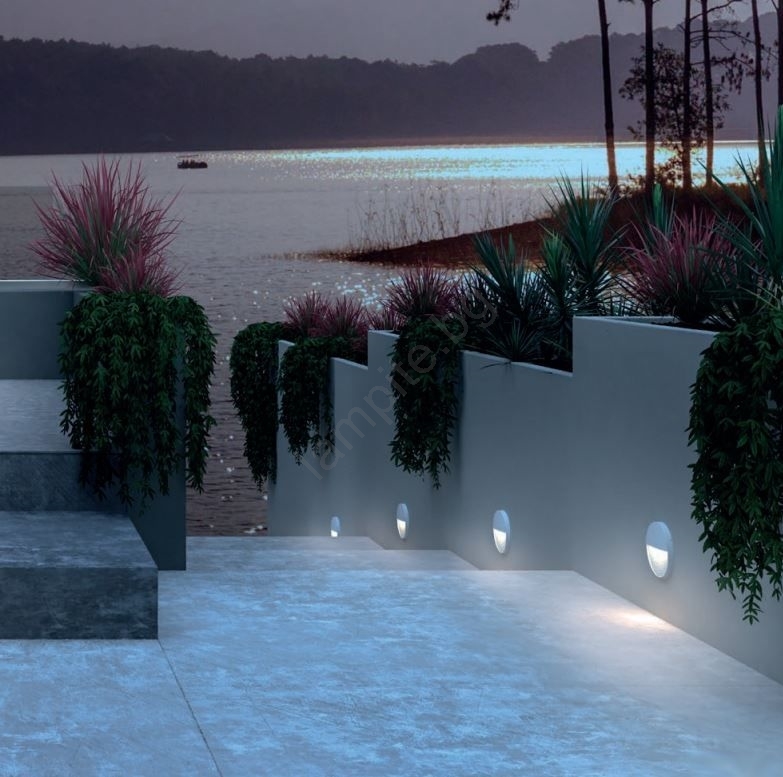 Redo 90472 - LED Екстериорен аплик LANDER LED/3W/230V IP54 бял | Lampite