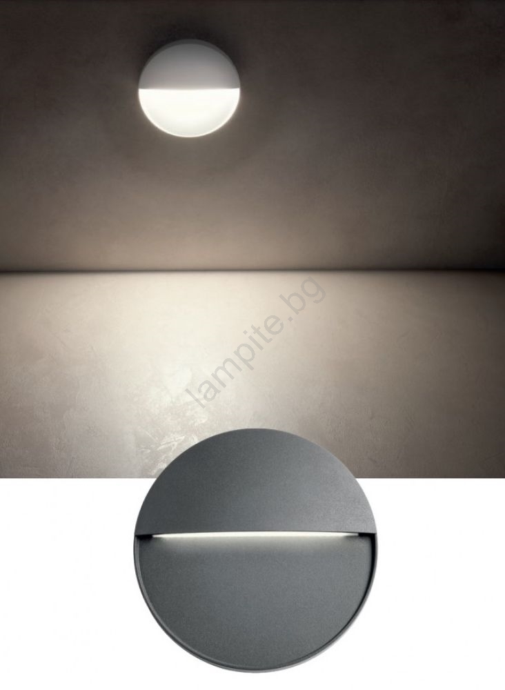 Redo 90477 - LED Екстериорен аплик LANDER LED/6W/230V IP54 антрацит ...