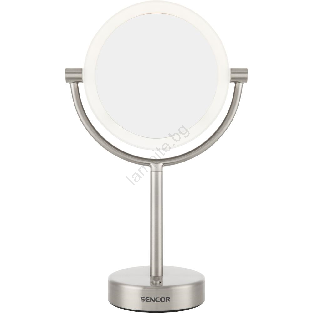 Sencor - Козметично огледало с LED осветление LED/5W/230V неръждаема ...