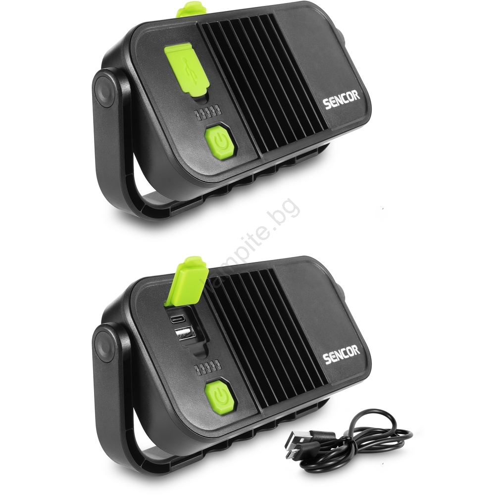 Sencor - LED Фенерче с външна батерия LED/10W/4400 mAh IP44 | Lampite