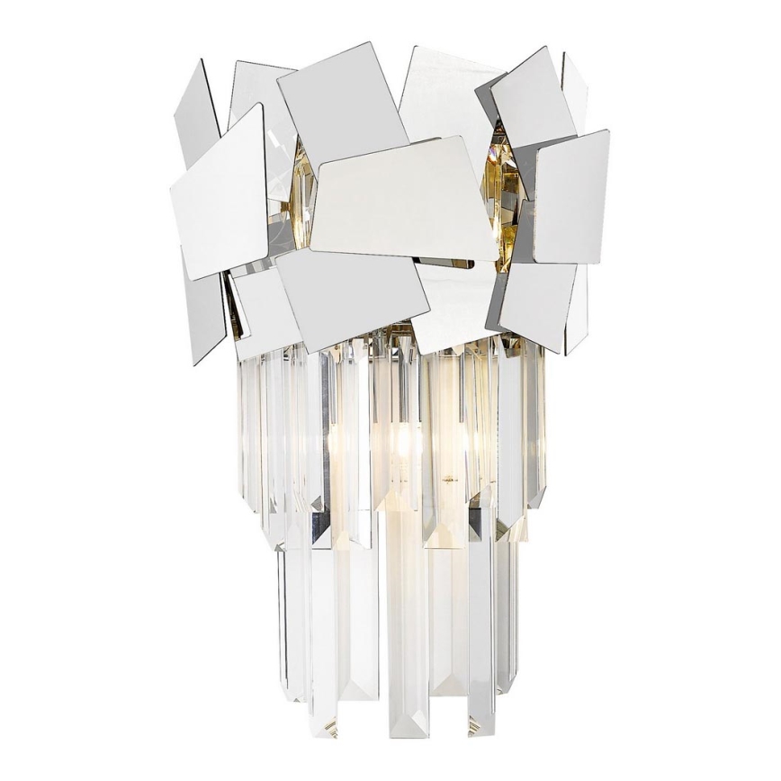 Zuma Line W0506-02A-B5AC - Кристален аплик QUASAR 2xG9/42W/230V | Lampite